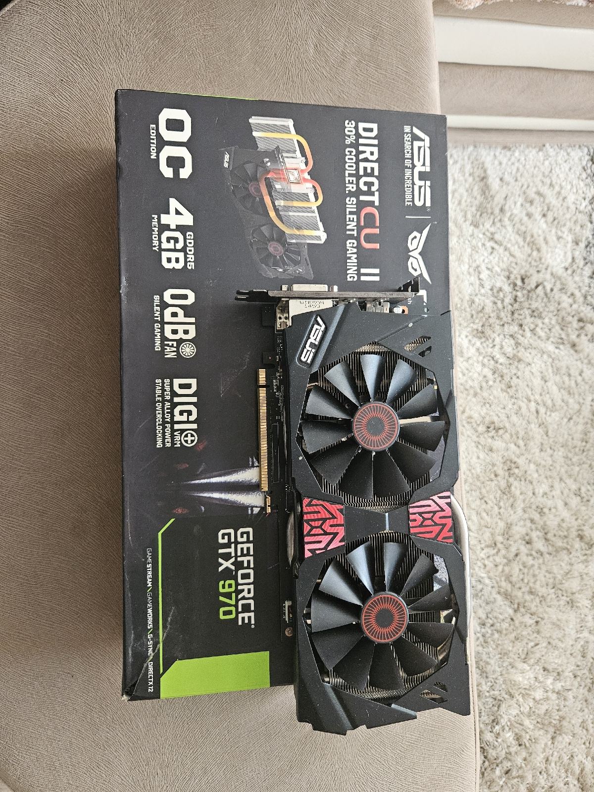 NVidia GTX 970 4GB Strix