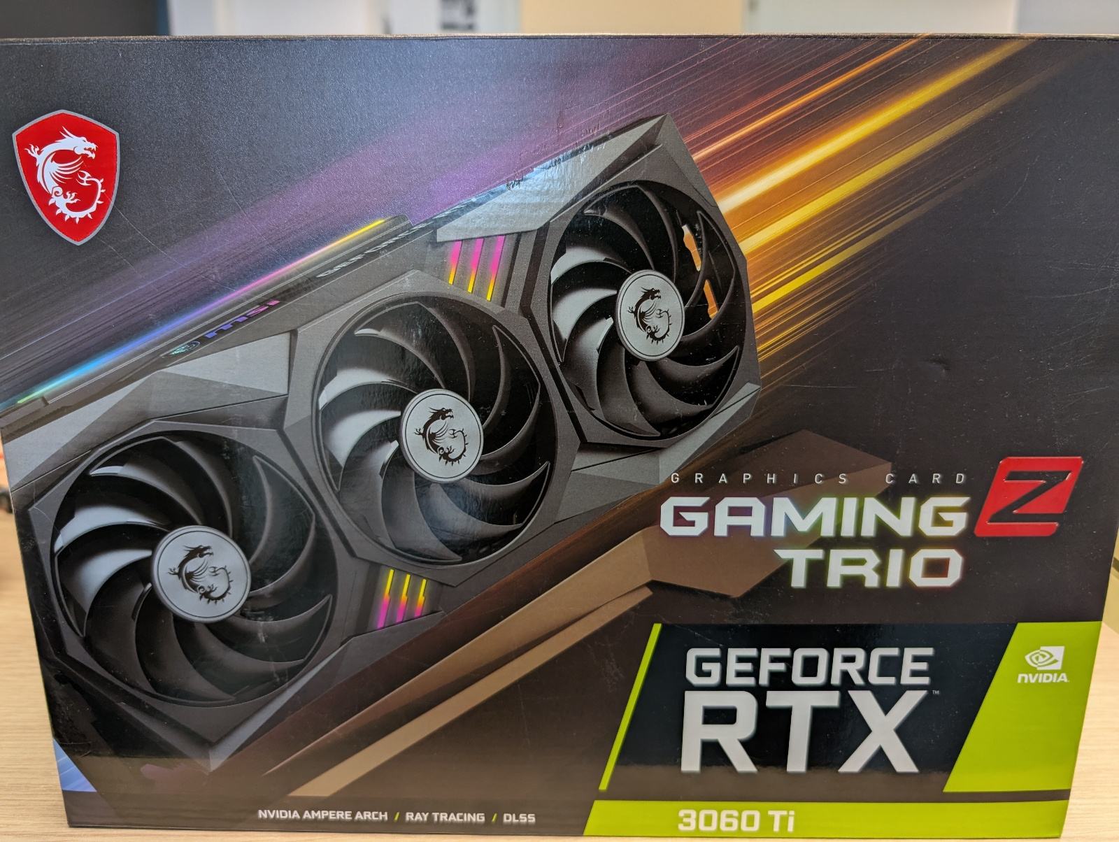 Nvidia RTX MSI 3060Ti, 8gb Gaming Trio