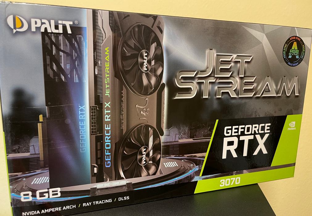 Palit Geforce RTX 3070 JetStream 8 GB DDR6 - PRILIKA!