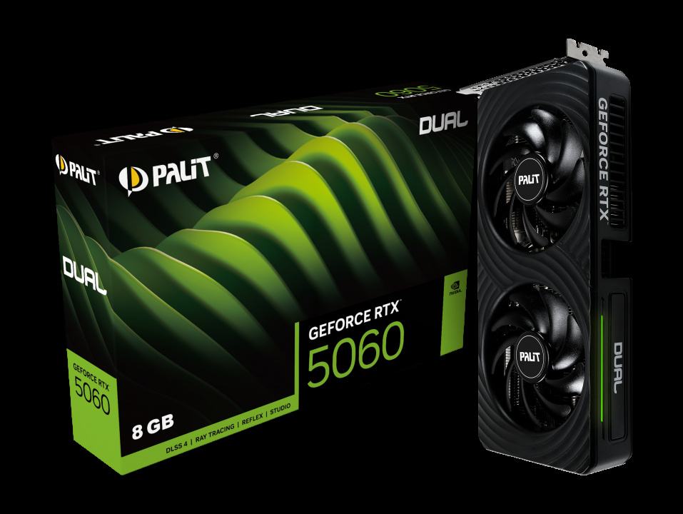 Palit GeForce RTX 5060 Dual 8GB GDDR7 *NOVO*