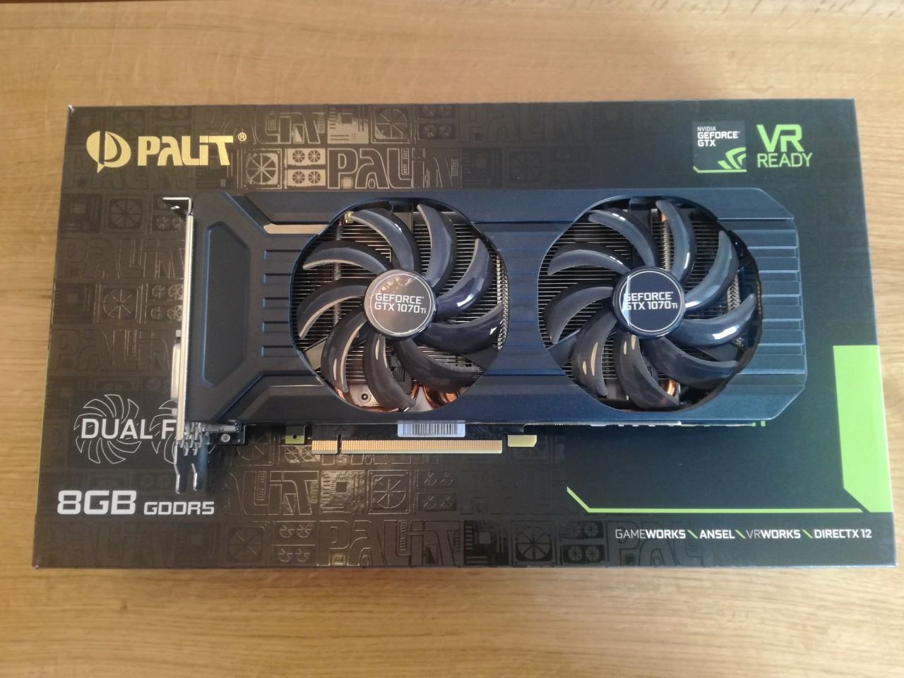 Palit NVIDIA Geforce GTX 1070 TI 8GB