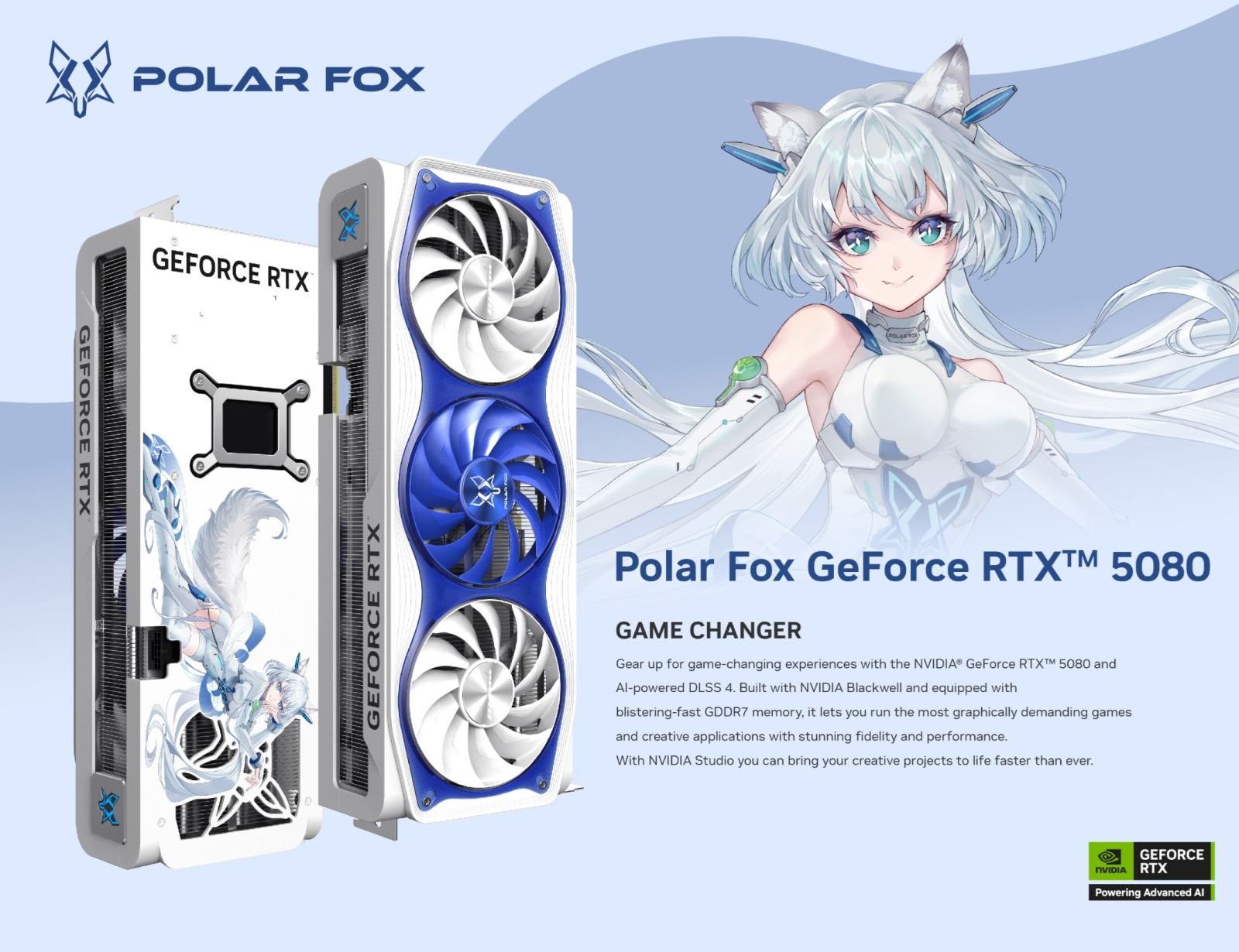 Polar Fox Nvidia Geforce RTX 5080 16 GB