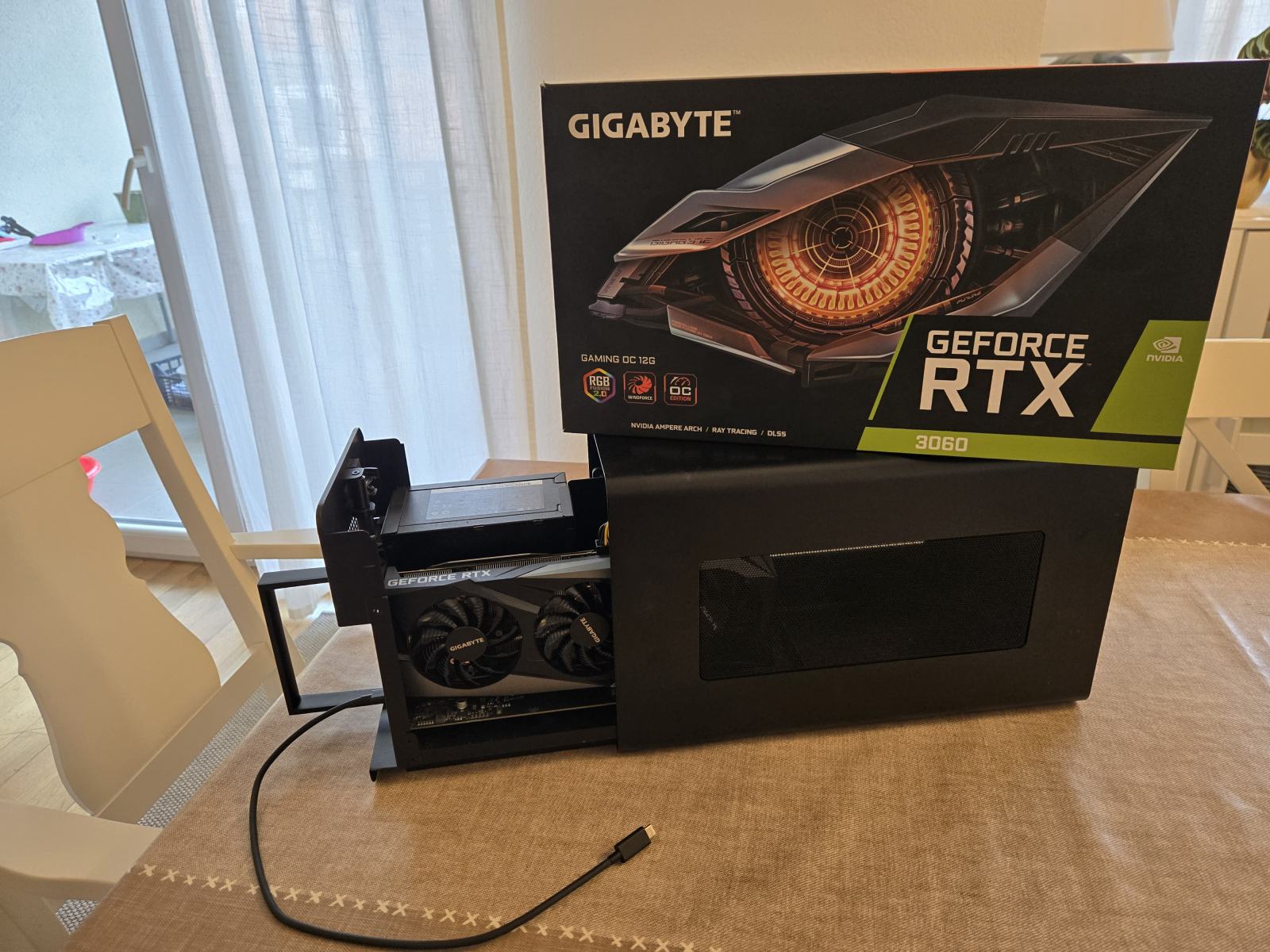 Razer Core X eGPU + RTX3060 12GB