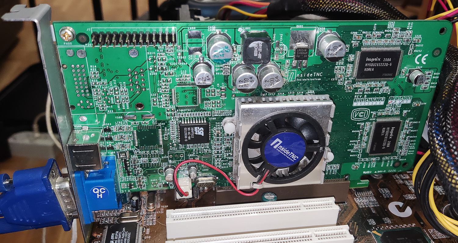 Retro grafička kartica InsideTNC Nvidia GeForce 4 MX440 8x 64MB AGP