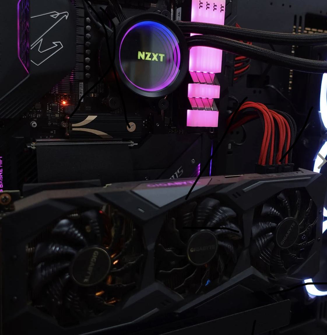 RTX 2080 ti 11gb gigabyte black 350€