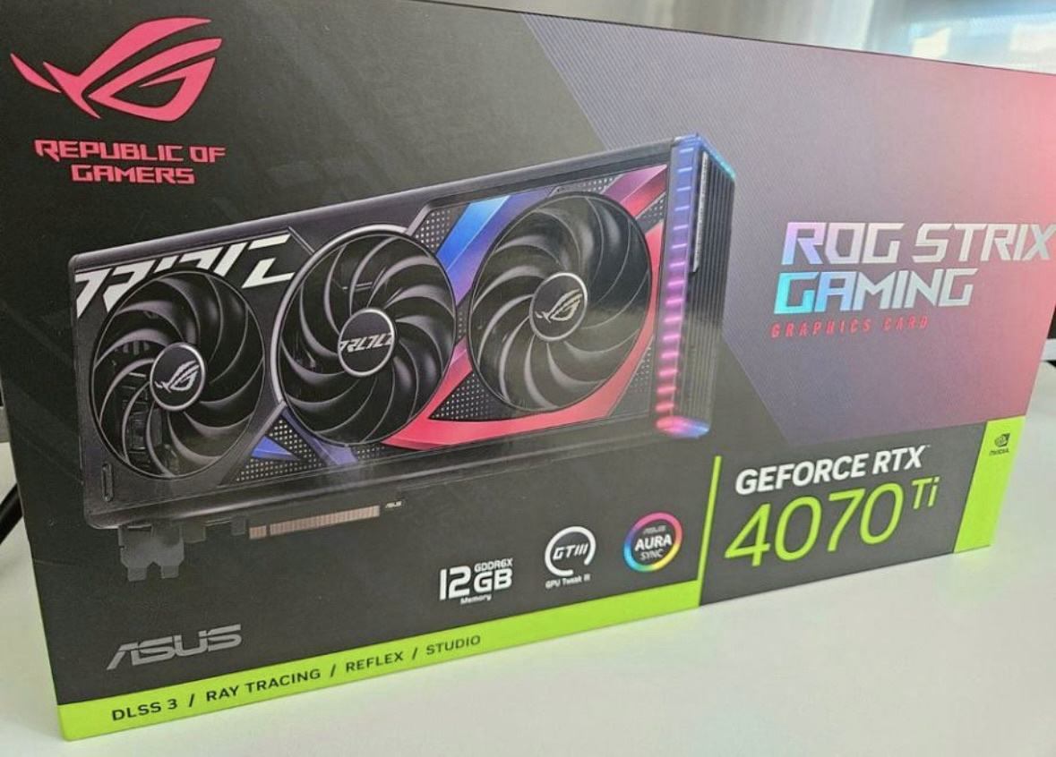 RTX 4070ti ASUS ROG STRIX **NOVO**