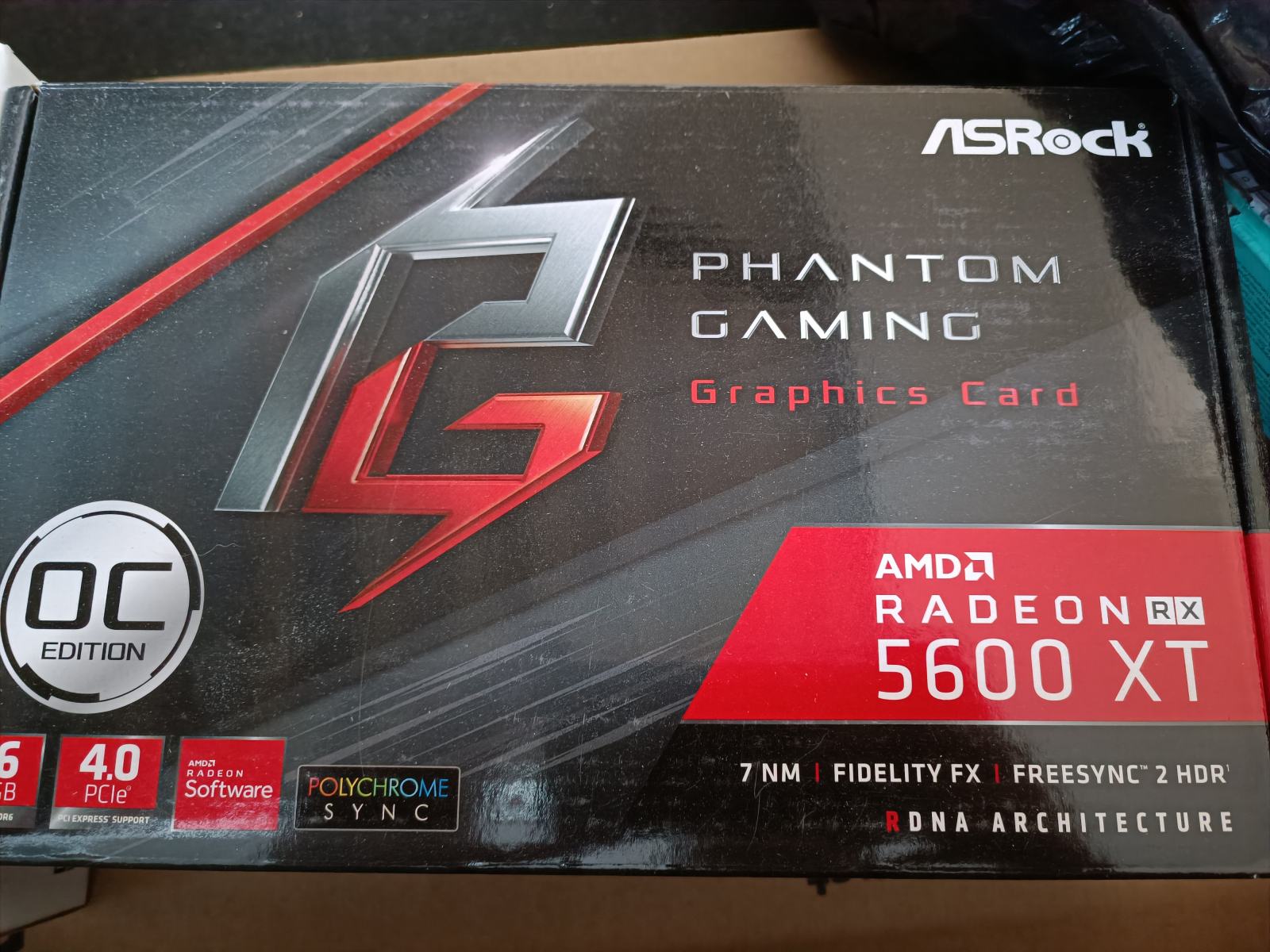 RX 5600XT Asrock Phantom Gaming D2