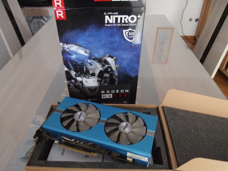 Sapphire grafična kartica RX 580 8GB GDDR5 PCI-E Nitro+ Special editio
