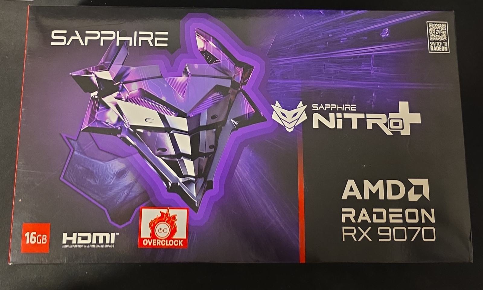 SAPPHIRE NITRO+ RX 9070 16GB