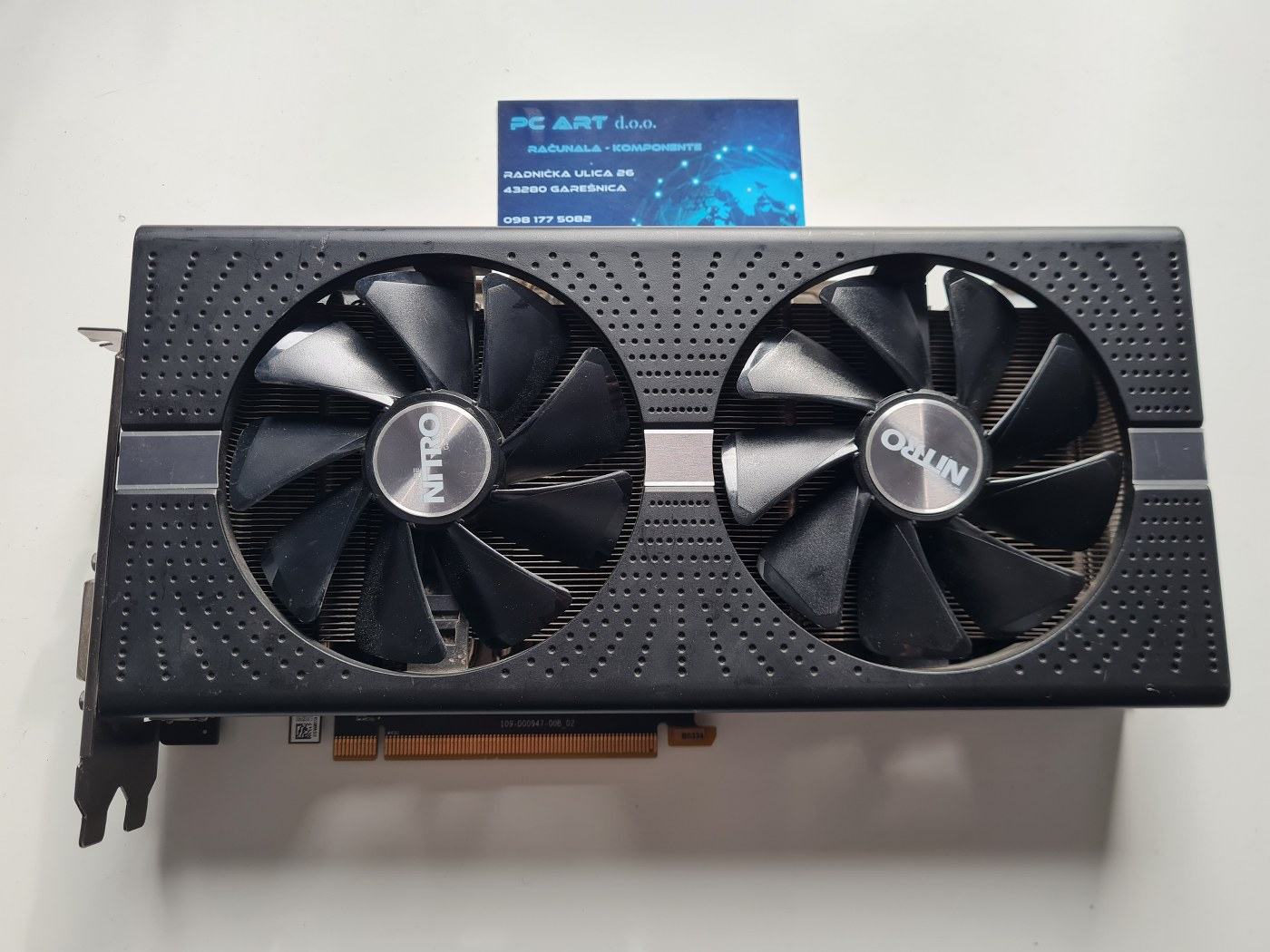Sapphire Radeon RX 580 NITRO+ 8GB, GDDR5, PCI-E, DVI, DP, HDMI - Račun