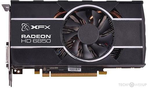 XFX AMD Radeon HD 6850 1 GB DDR5