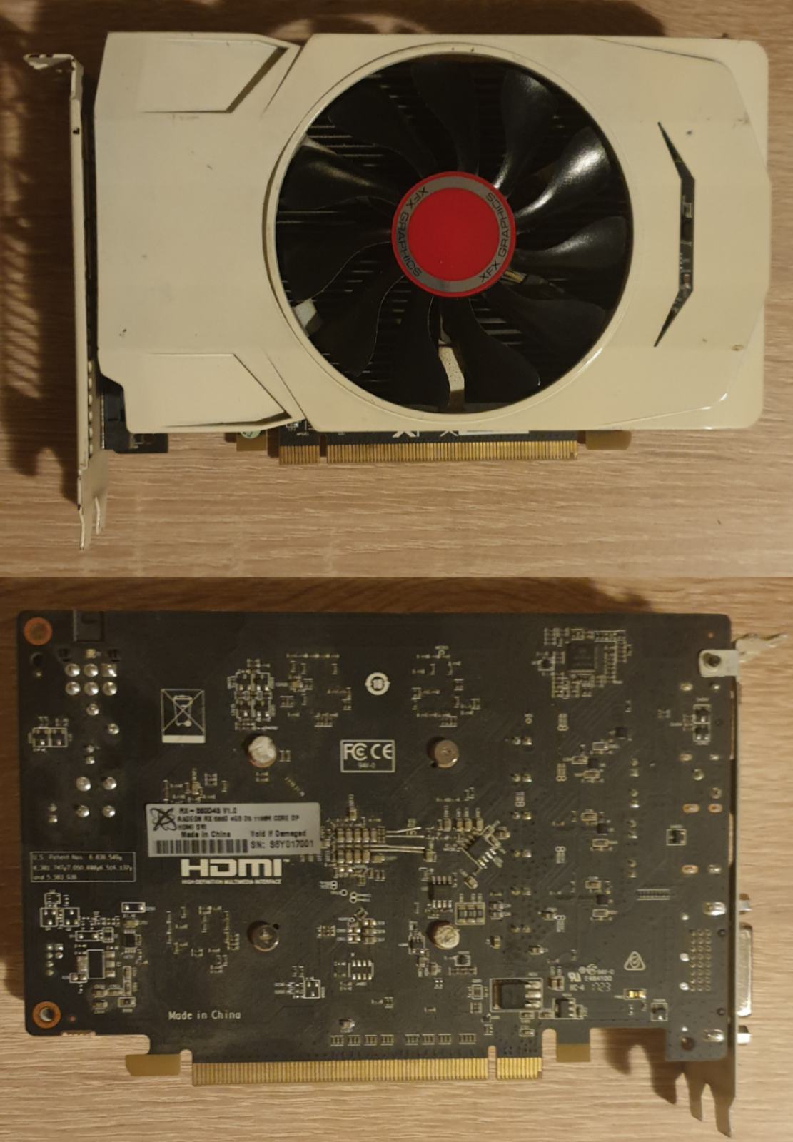 XFX AMD Radeon™ RX 560 4GB 14CU Single Fan