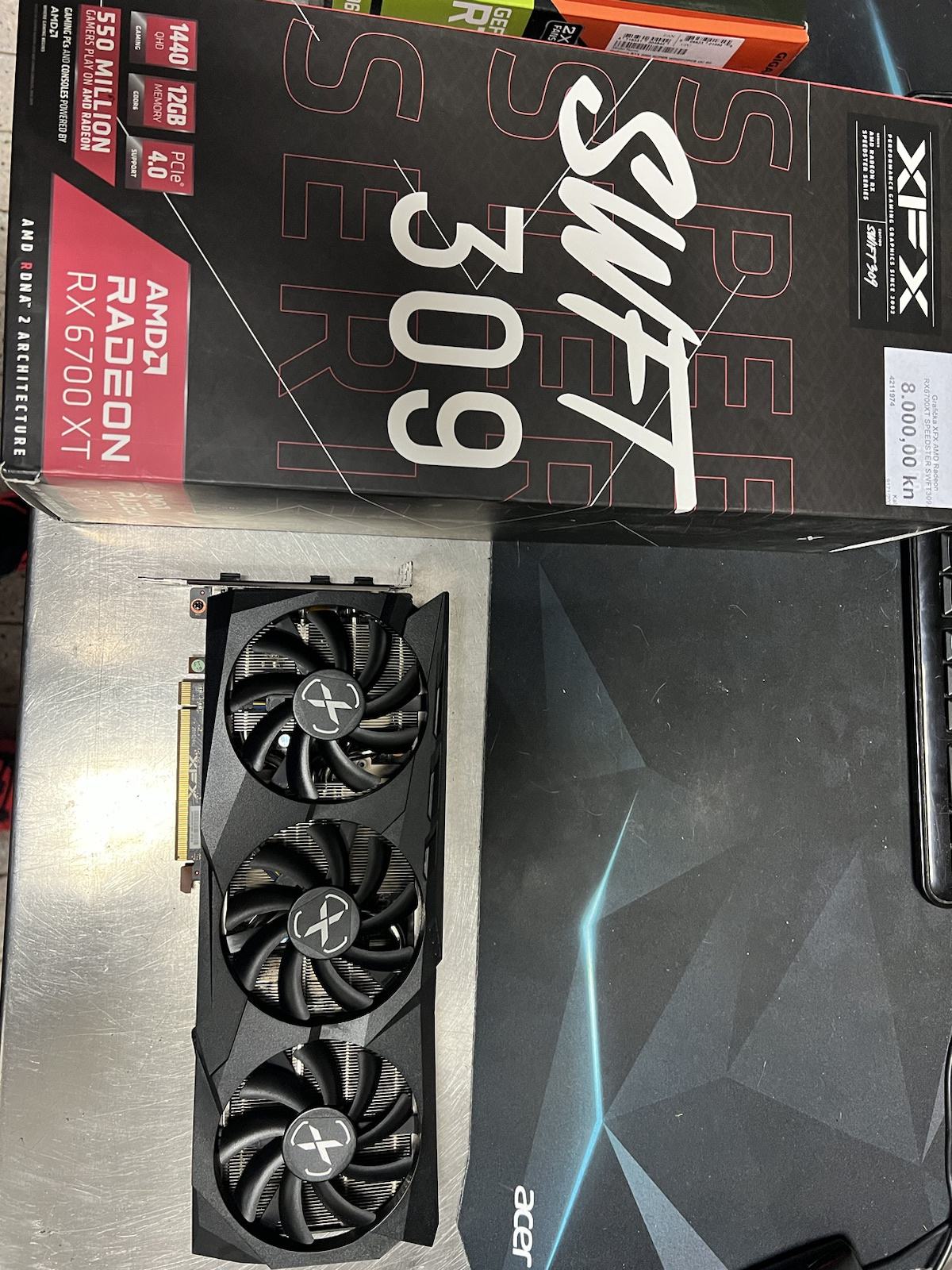 XFX AMD Radeon RX 6700 XT 12GB SPEEDSTER SWFT309