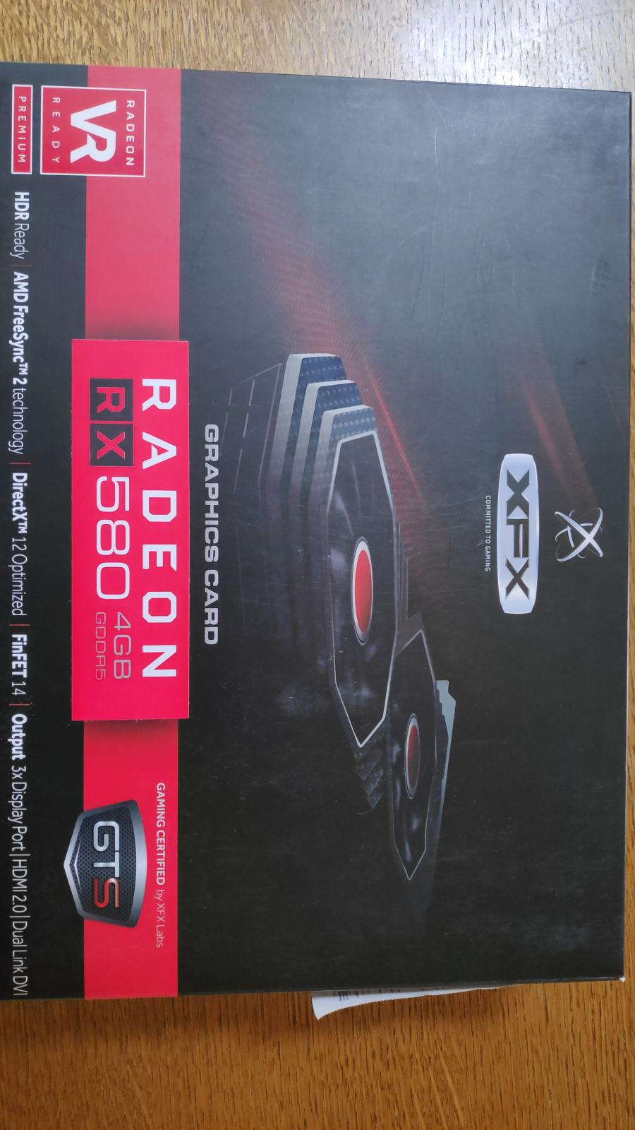 XFX Radeon RX 580 GTS, 4 GB GDDR5