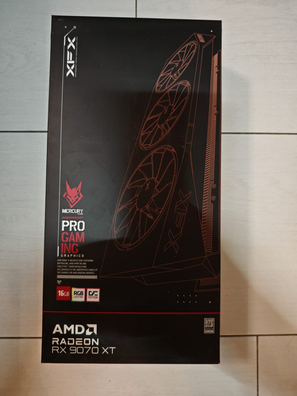 XFX RX9070XT Mercury RGB OC