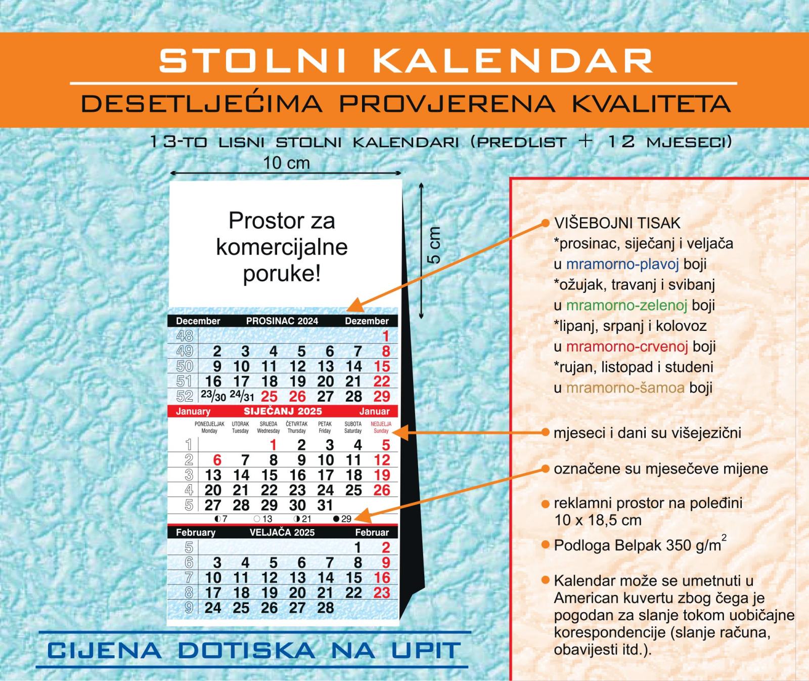 Stolni kalendar - čestitka