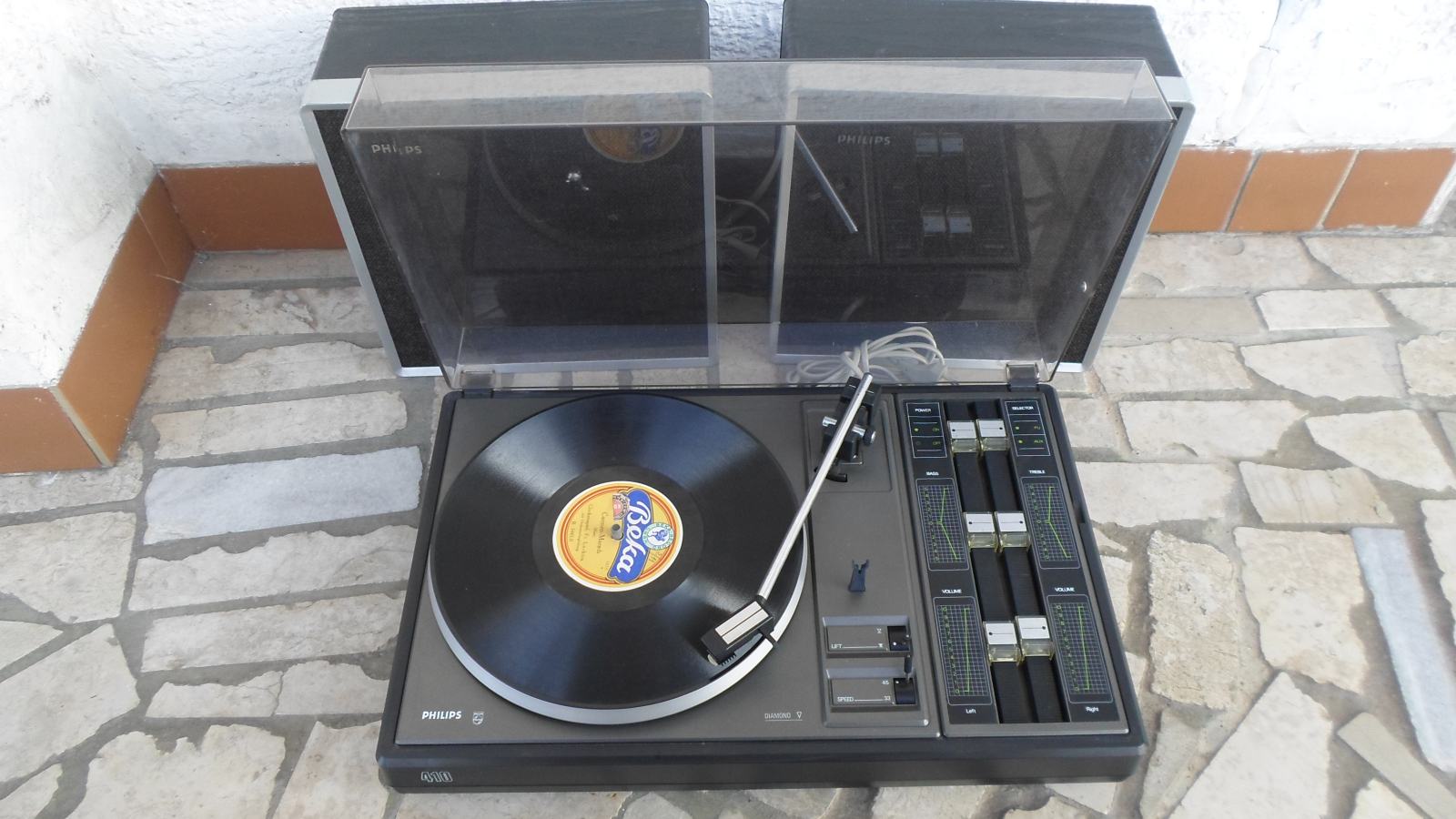 Gramofon Philips 410 diamond,stereo iz 1970.-tih