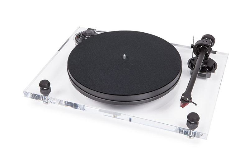 NOS - PRO-JECT 2-Xperience Primary DC - CLEAR ACRYL + 2M RED NOVO!!!