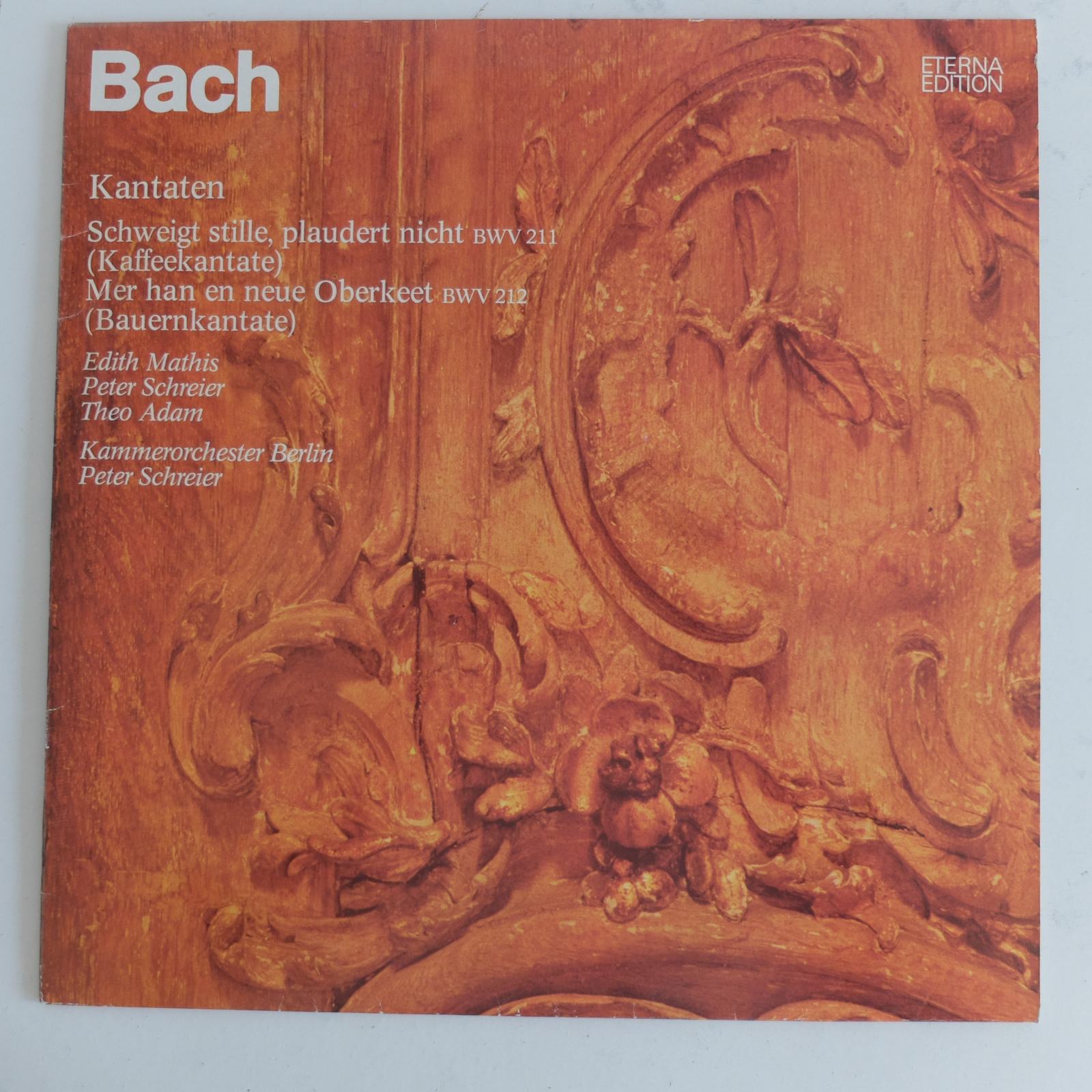 Bach - Kantaten - Schweigt Stille, Plaudert Nicht, BWV 211, DDR Press