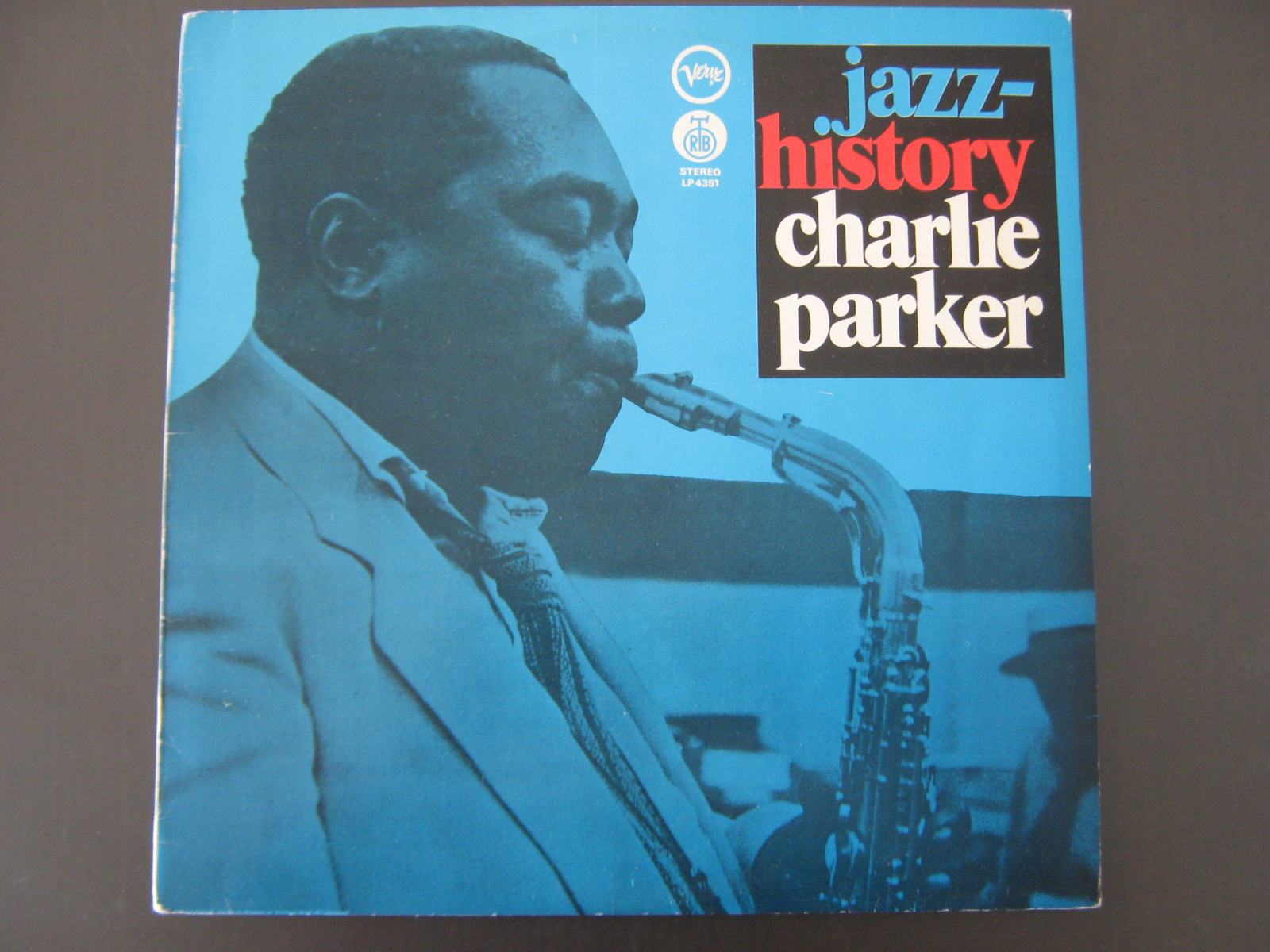 Charlie Parker - Jazz History LP, izdanje Verve/RTB, stanje odlično