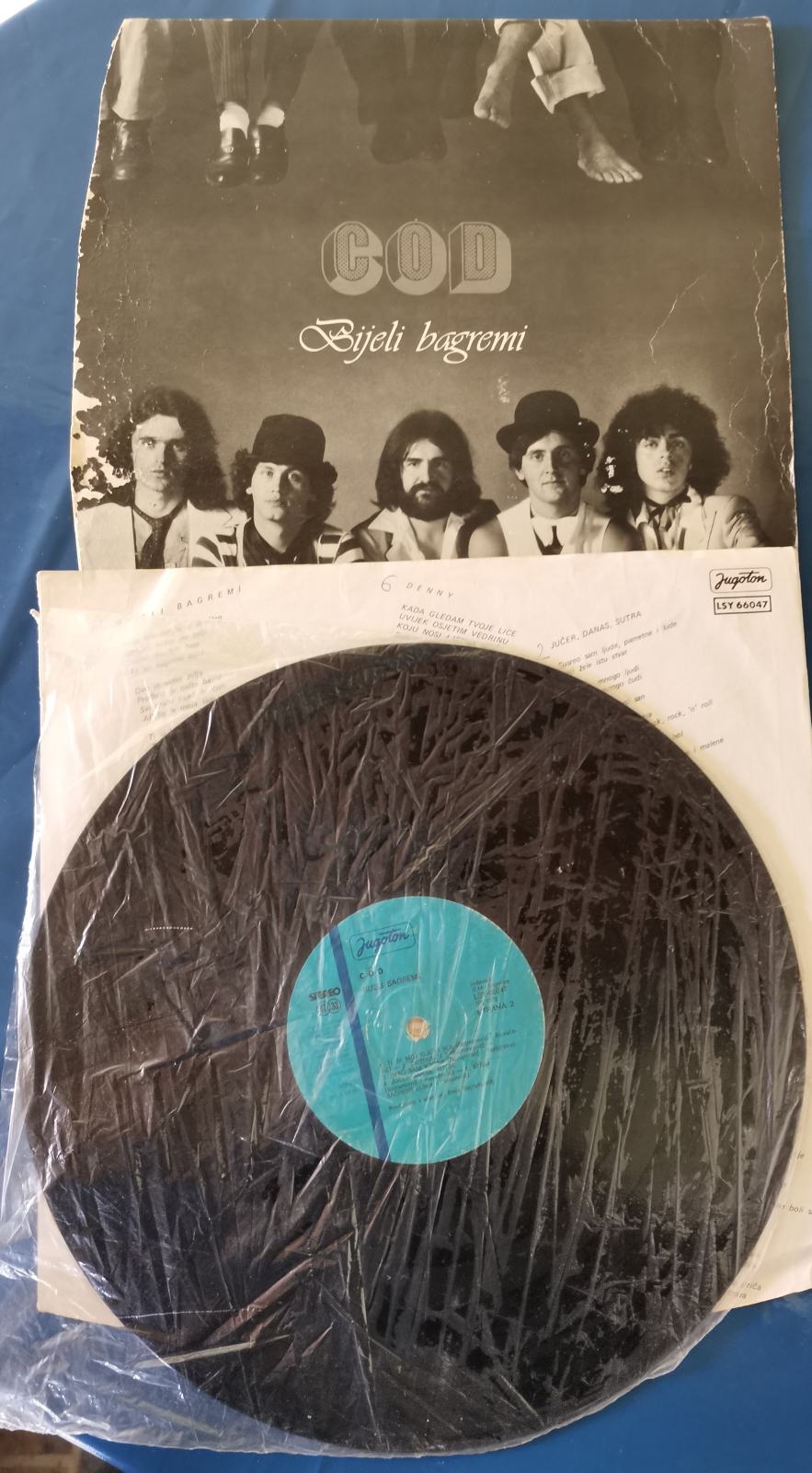 GRAMOFONSKA PLOČA COD-BIJELI BAGREMI-JUGOTON,1978.