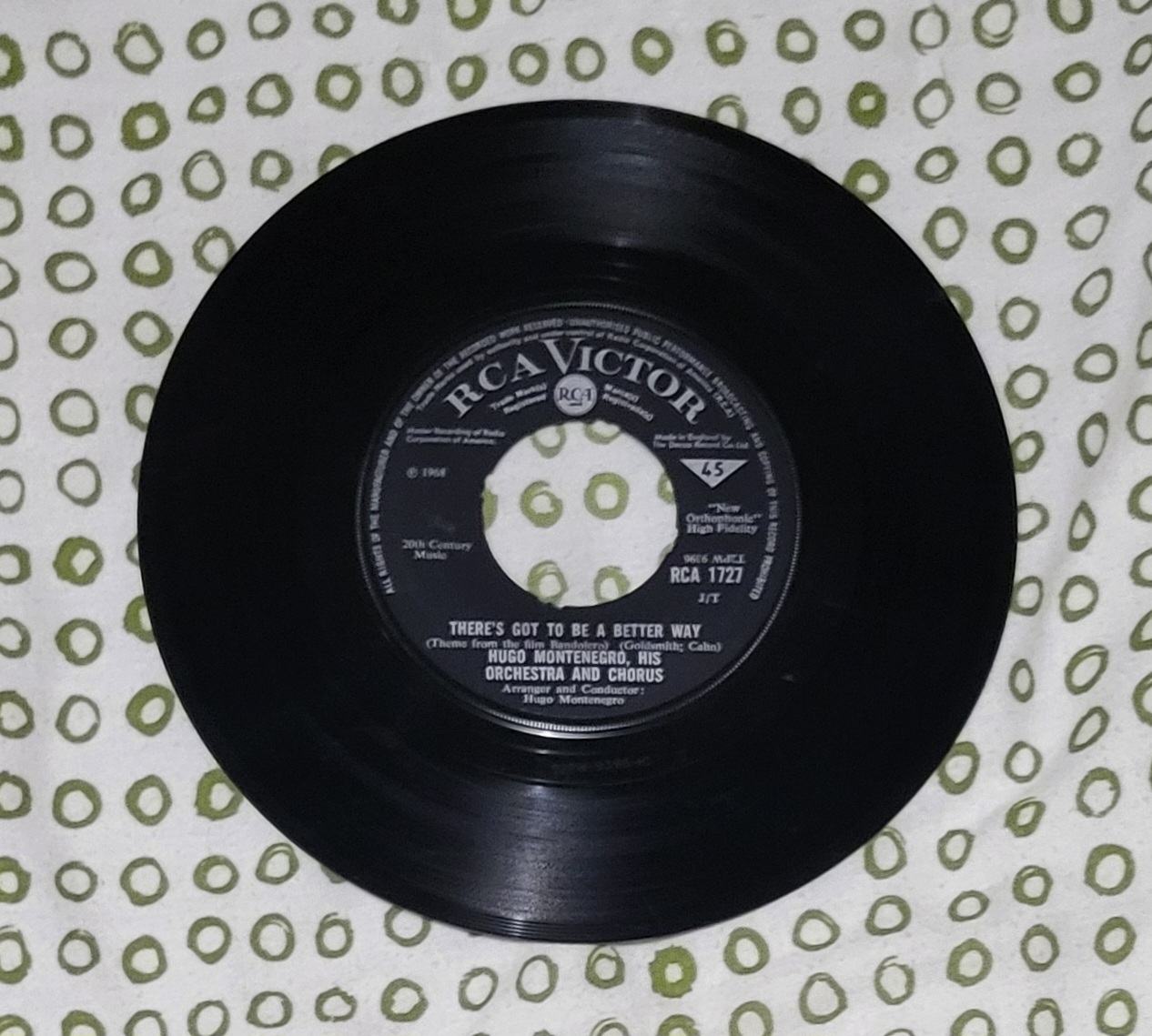 HUGO MONTENEGRO - THE GOOD, THE BAD AND THE UGLY - UK 1968