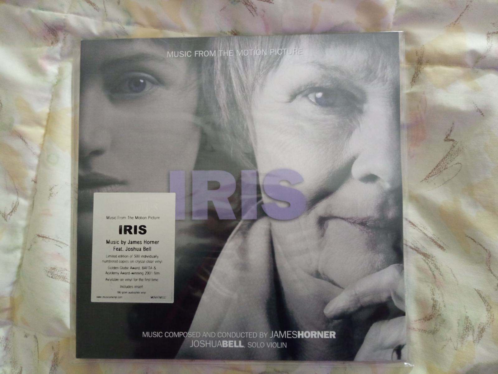 Iris, muzika iz filma (James Horner, Joshua Bell), samo 500 komada