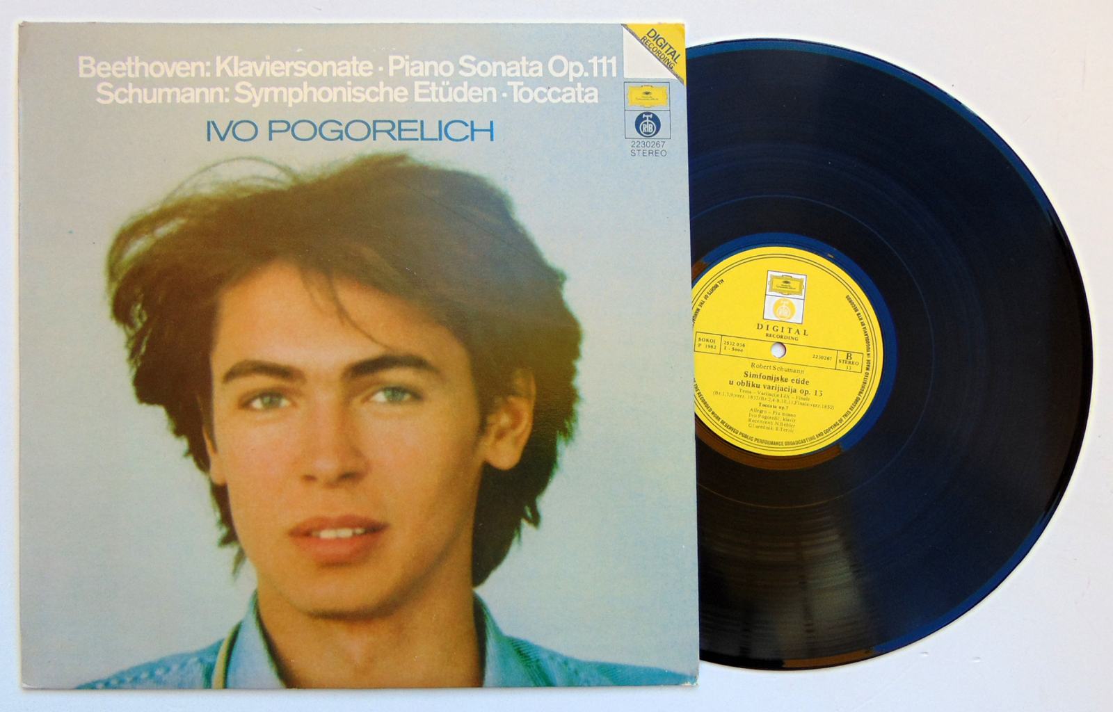 IVO POGORELICH Beethoven-Schuman Klaviersonate, gramofonska ploča