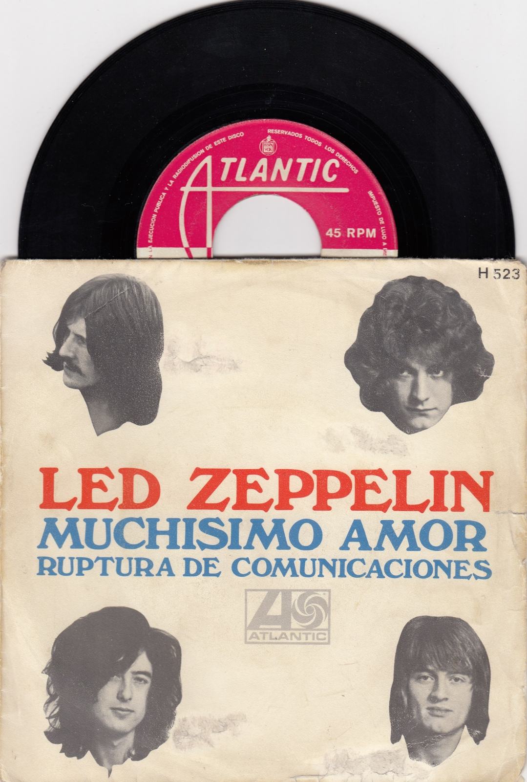 LED ZEPPELIN COMMUNICATION BREAKDOWN SINGL GRAMOFONSKA PLOČA