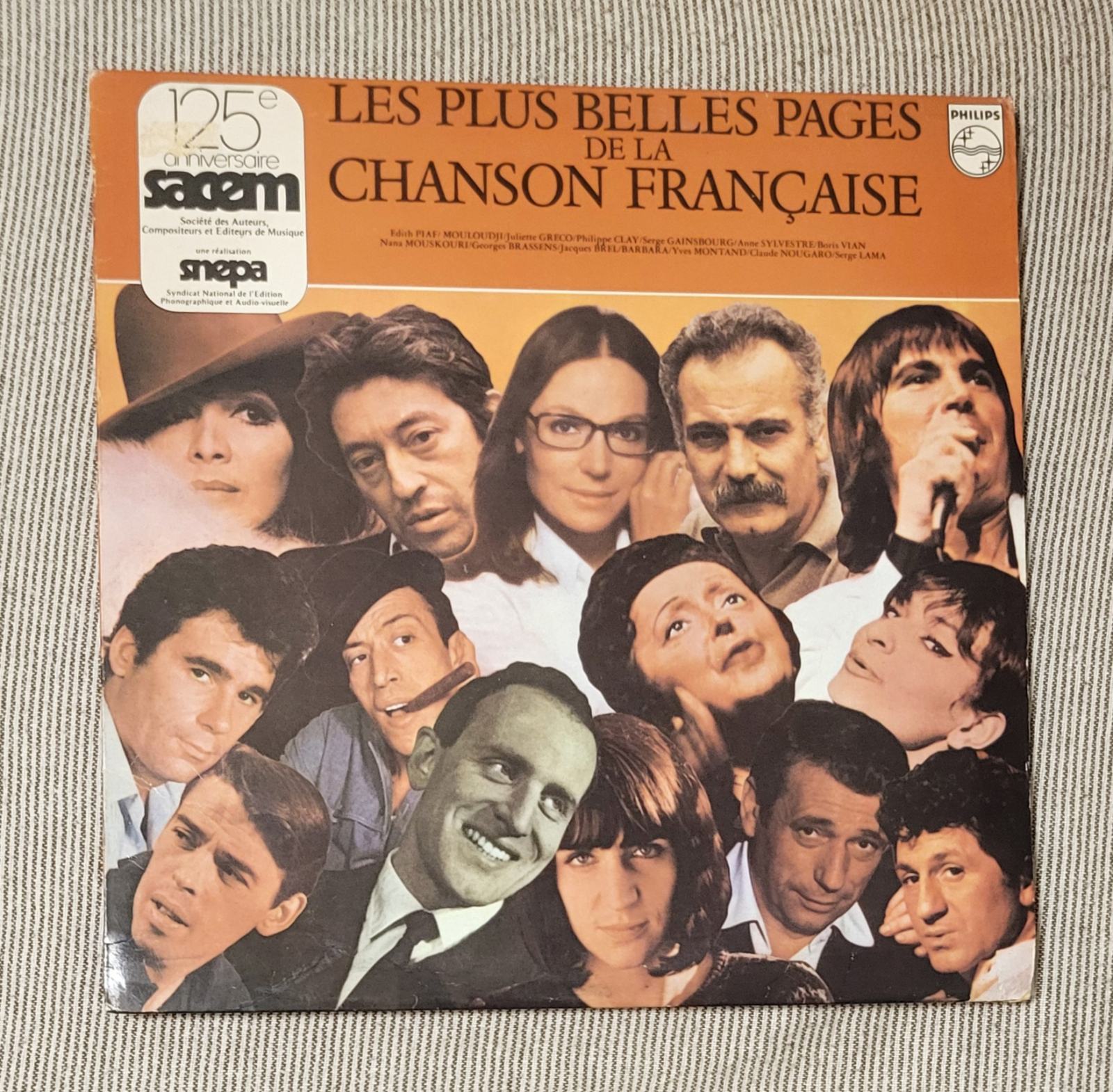 LES PLUS BELLES PAGES DE LA CHANCON FRANCAISE - FRAN. ŠANSONE