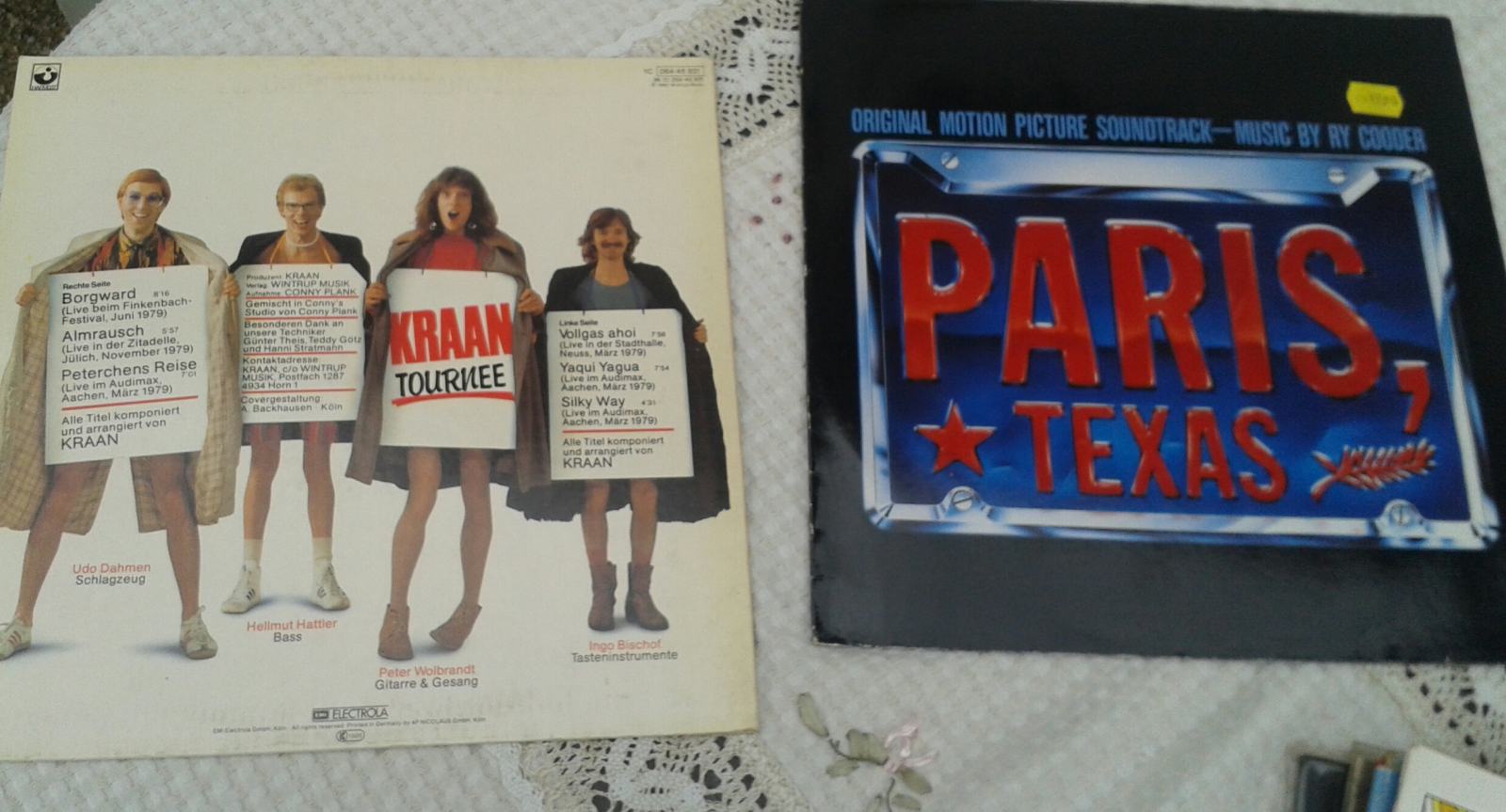 Lp Kraan i Paris Texas soundtrack Ry Cooder