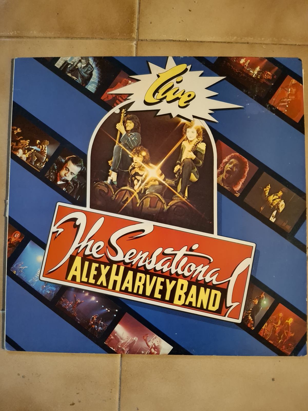 LP THE SENSATIONAL ALEX HARVEY BAND LIVE