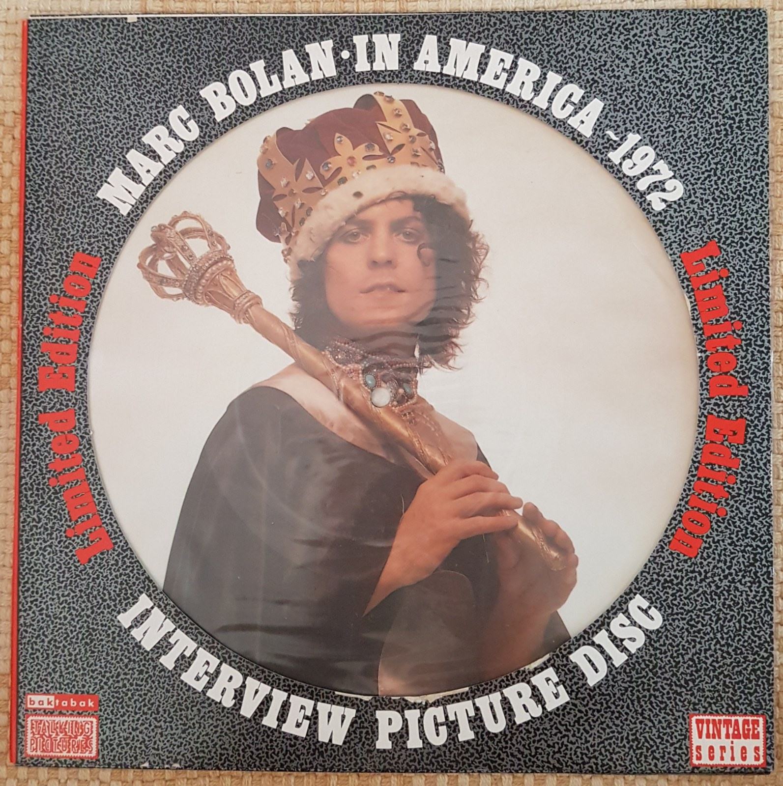 MARC BOLAN (T-REX)- PICTURE DISC, LIMITED EDITION