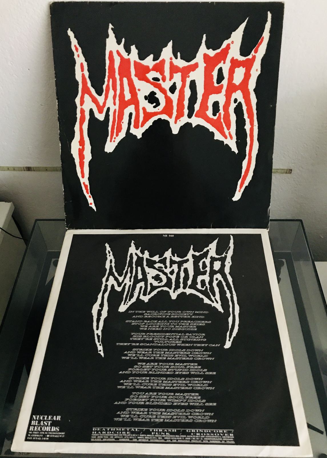Master – Master (1990) Njemacko izdanje s hype sticker (REZERVIRANO)