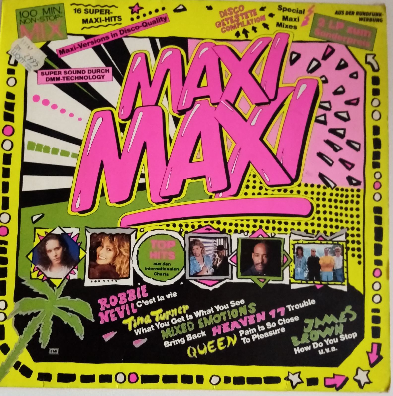 MAXI MAXI 16 SUPER HITS GRAMOFONSKA PLOČA LP