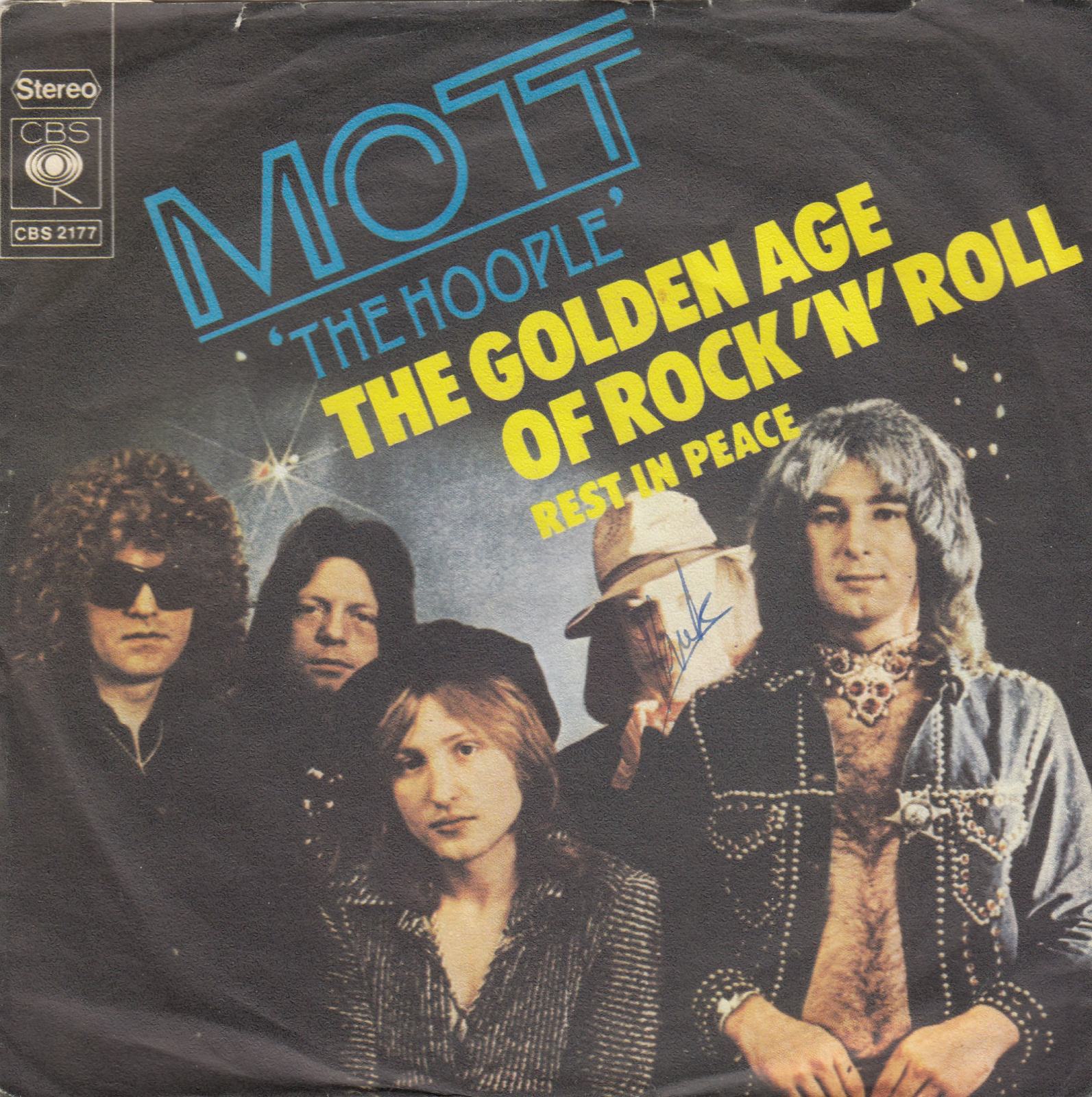 MOTT THE HOOPLE THE GOLDEN AGE OF ROCK N ROL SINGL GRAMOFONSKA PLOČA