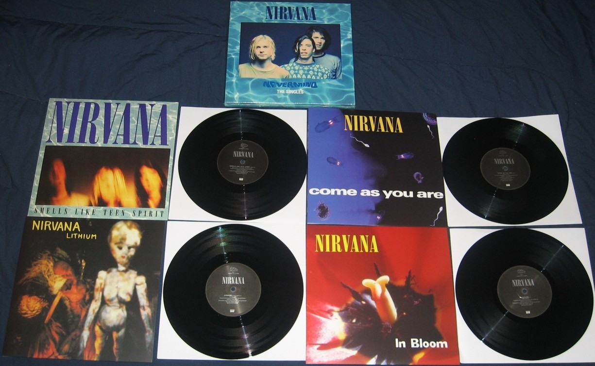 NIRVANA - NEVERMIND: THE SINGLES BOX, USA / LIMITIRANO 5000 1ST PRESS