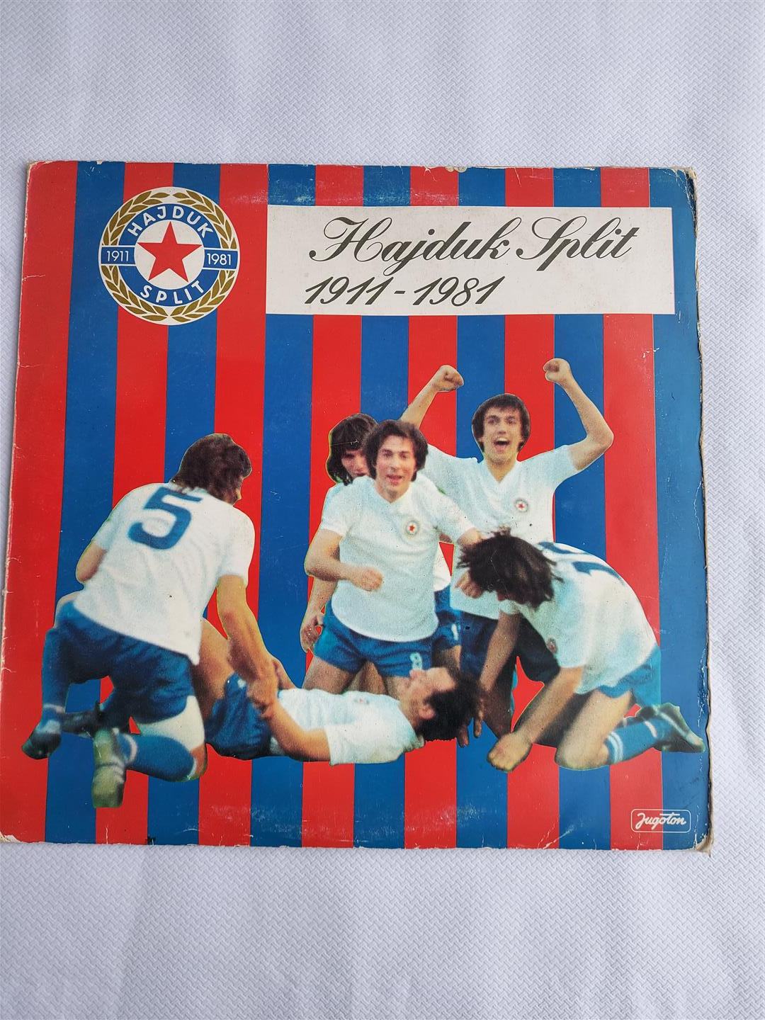 NK HAJDUK Split 1911-1981 -- LP ploča + poster