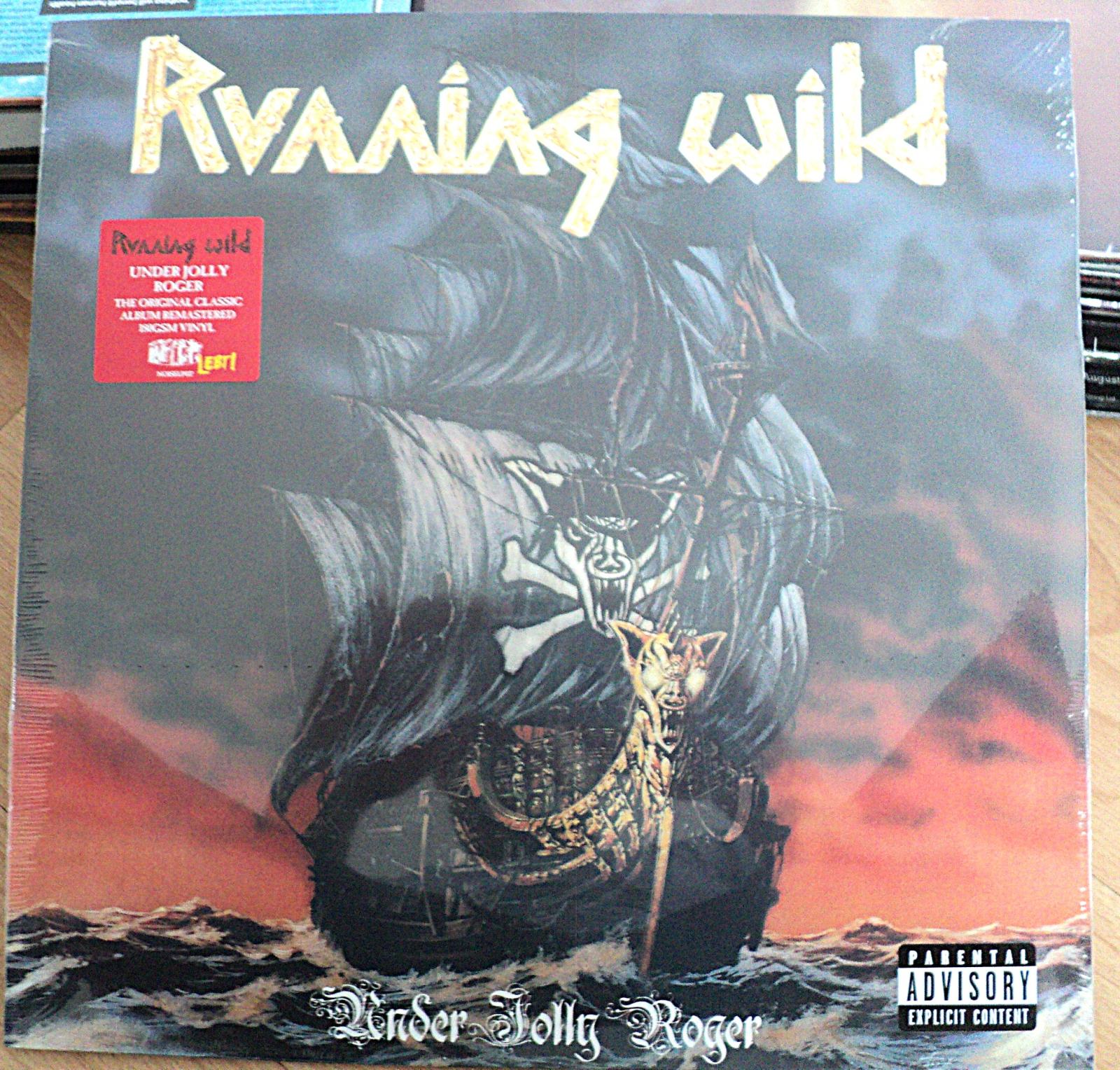 RUNNING WILD - UNDER JOLLY ROGER (REMASTERED)-LP PLOČA