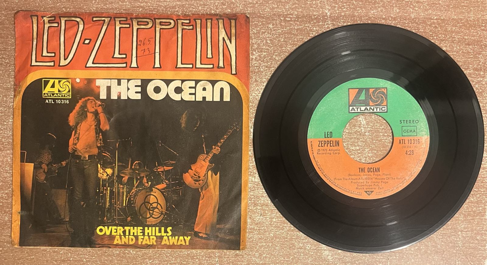SINGL PLOČA, LED ZEPPELIN - THE OCEAN
