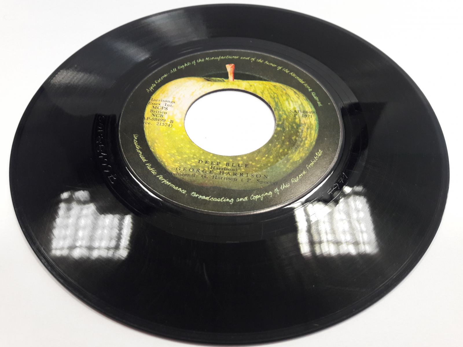 Singlica: George Harrison ‎– Bangla-Desh / Deep Blue