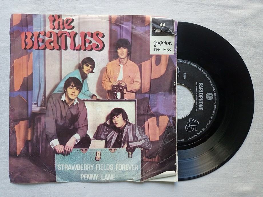The Beatles ‎– Strawberry Fields Forever, singl ploča, Jugoton