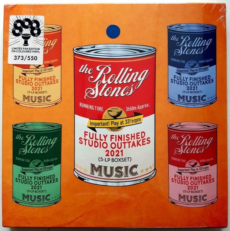 THE ROLLING STONES - FULLY FINISHED STUDIO OUTTAKES 2021 5LP BOX SET