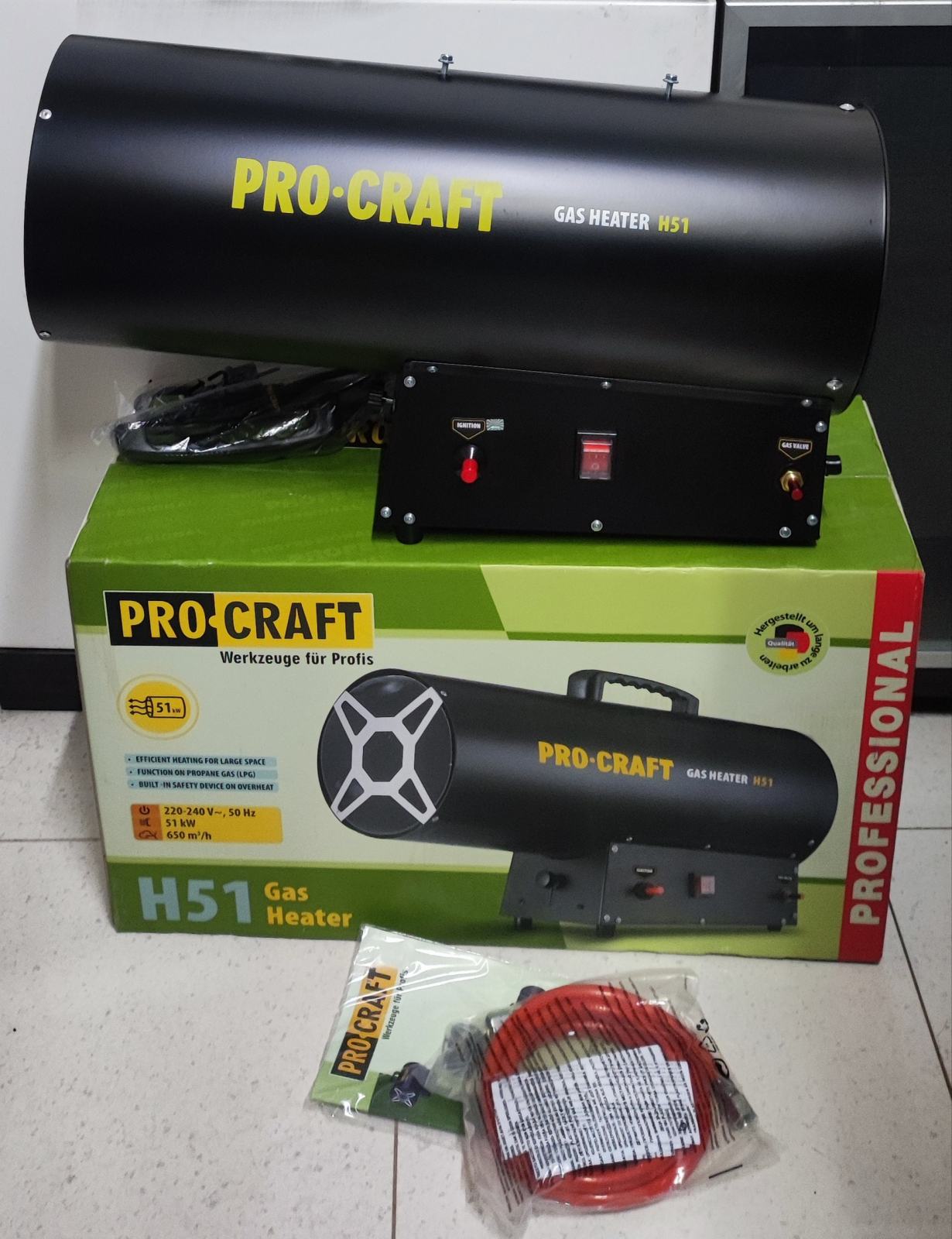 plinski top/grijalica 52kW