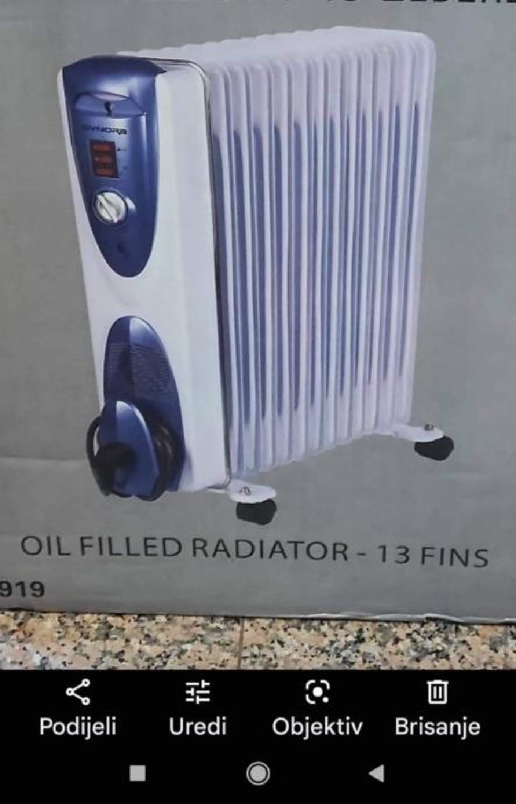 Uljni radijator, novi, 13 rebara Samo 400kn.