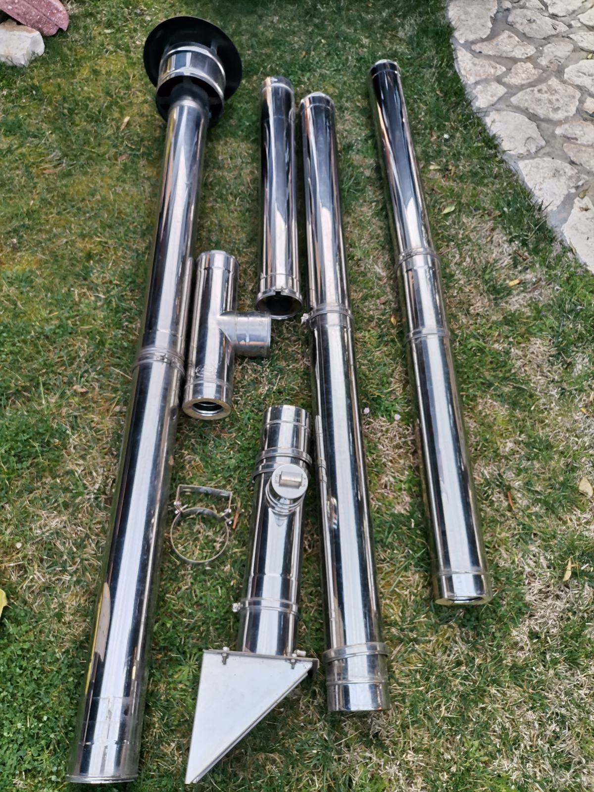 Inox dimnjak fi 80, 8 metara