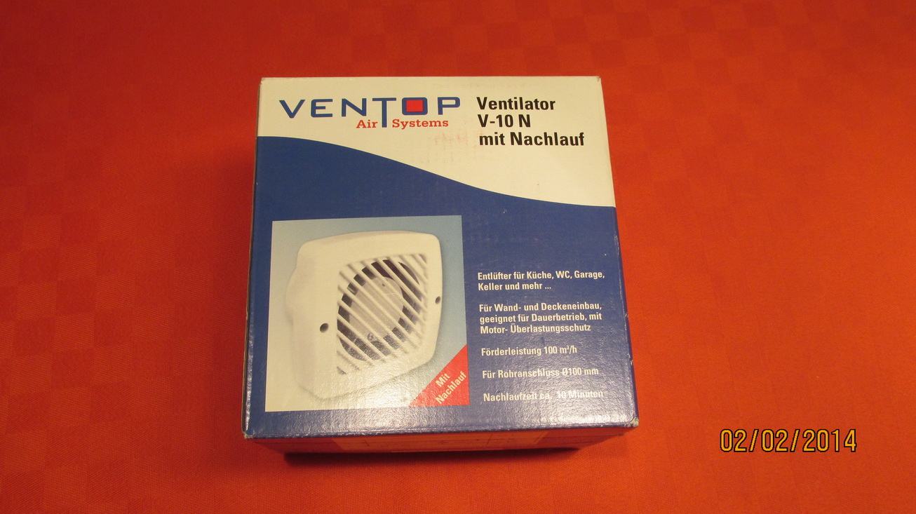 Ugradbeni ventilator V-10N sa timerom