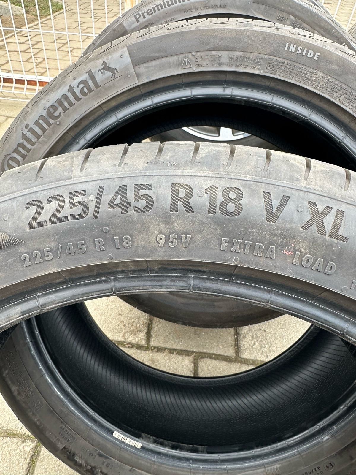 Continental ljetne, 225/45/18 4 kom.