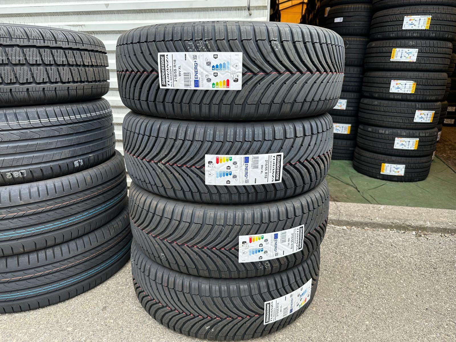 Gume cjelogodišnje Bridgestone 215/55/18 4 kom.