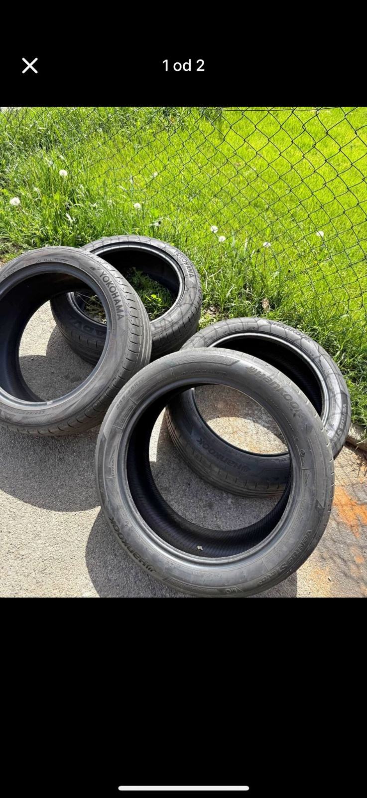 Gume ljetne Hankook 255/45/19 4 kom.